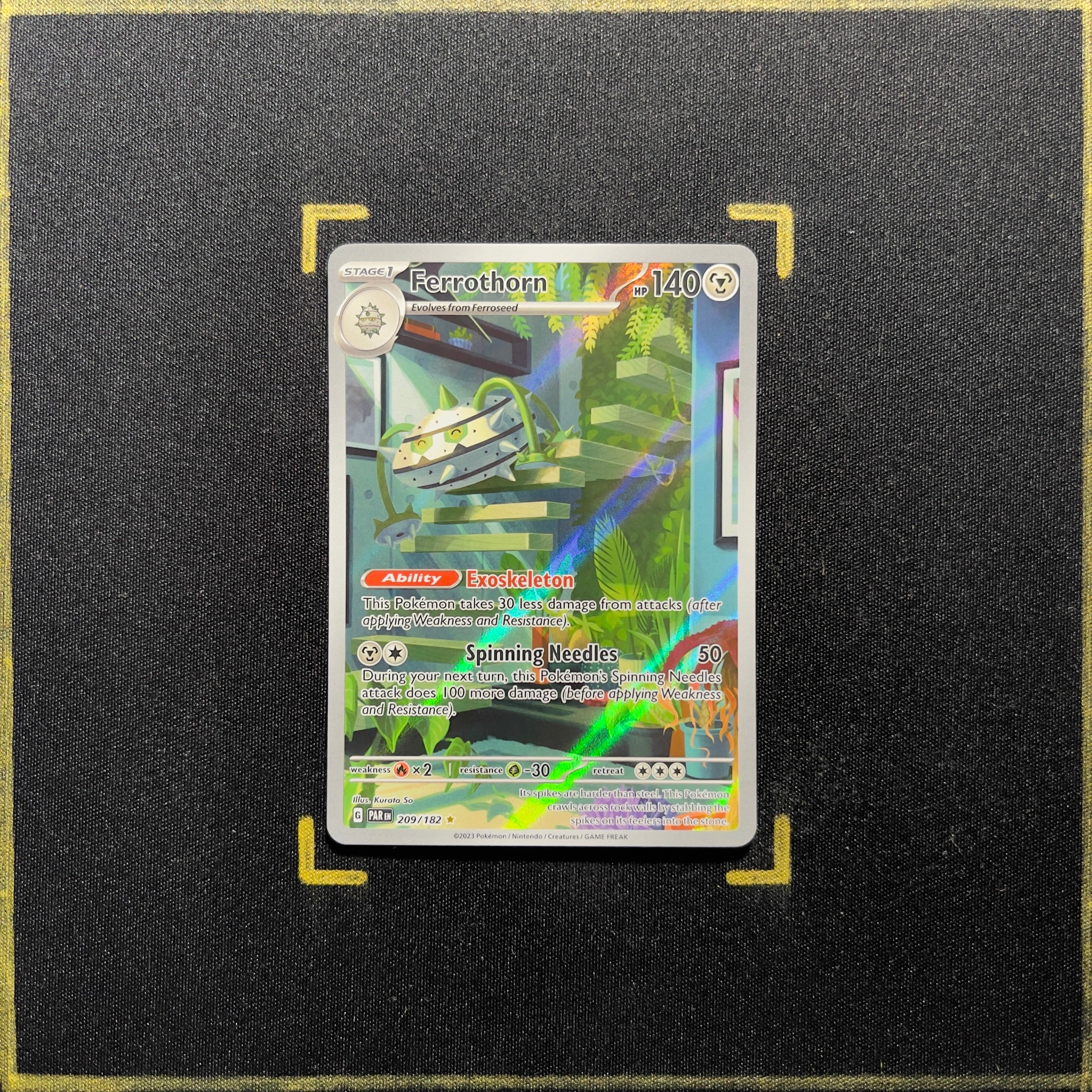 Ferrothorn - 209/182 - SV04: Paradox Rift (PAR) – Gold Nugget Cards