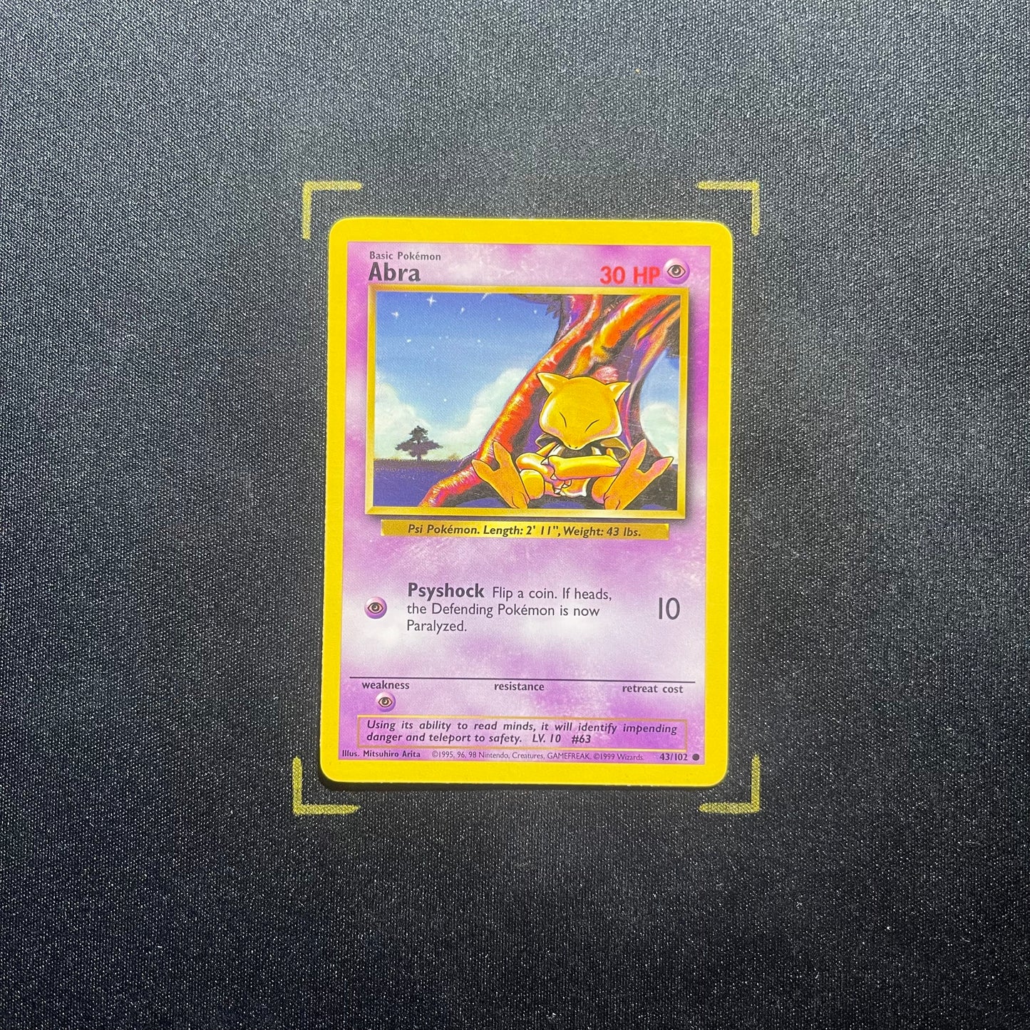 Abra - Base Set (BS) – Gold Nugget