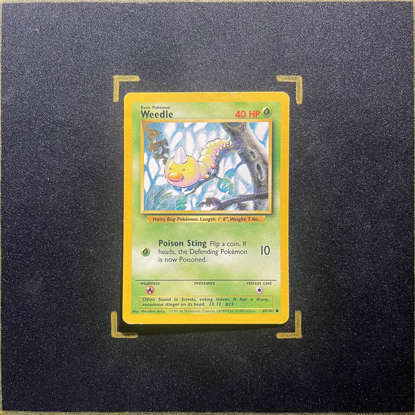 Weedle - Base Set (BS) – Gold Nugget Cards