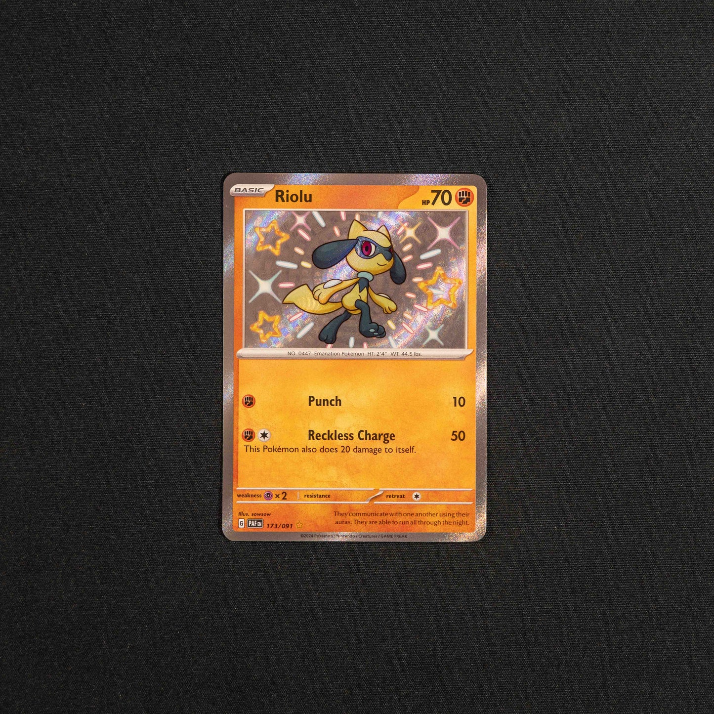Riolu - SV: Paldean Fates (PAF) – Gold Nugget Cards