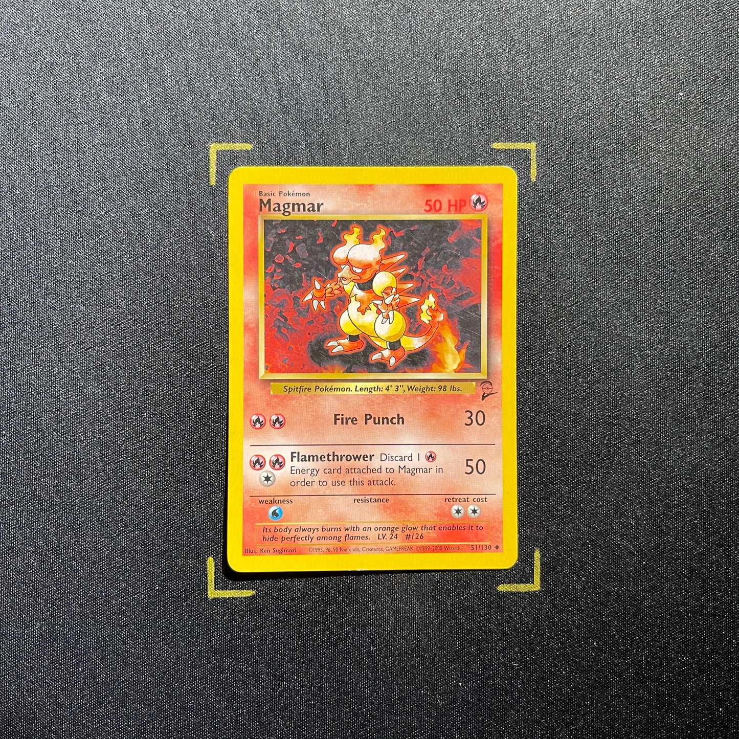 Magmar (51) - Base Set 2 (BS2) – Gold Nugget