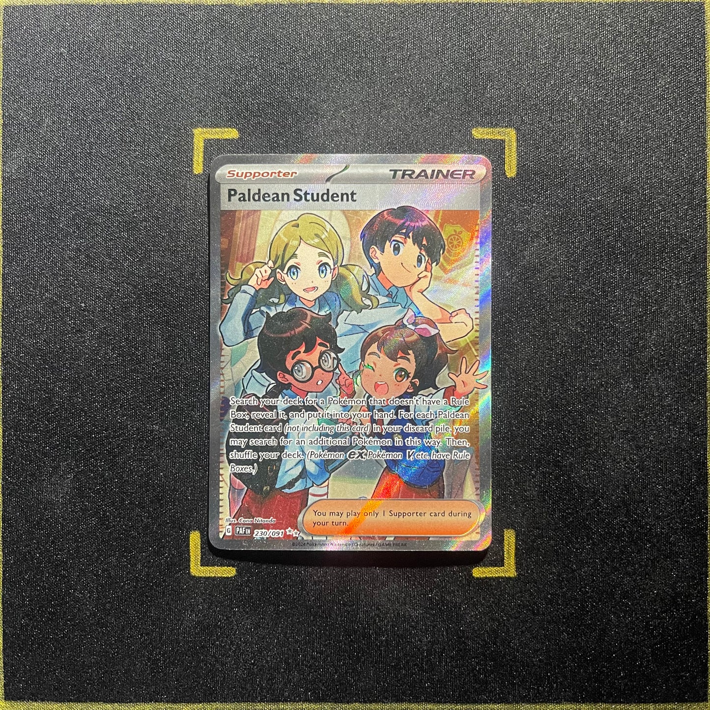 Paldean Student - 230/091 - SV: Paldean Fates (PAF) – Gold Nugget Cards