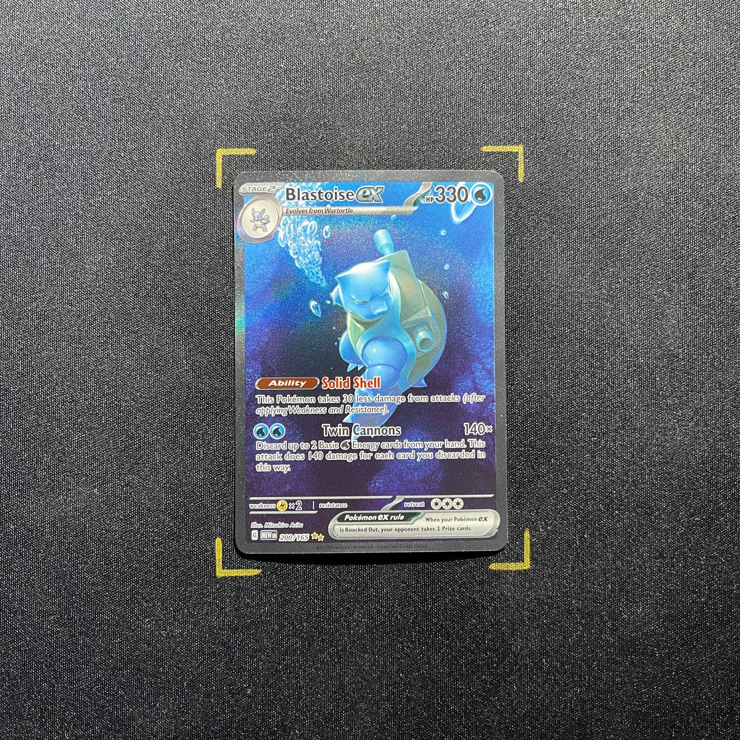 Blastoise ex - 200/165 - SV: Scarlet & Violet 151 (MEW) – Gold Nugget