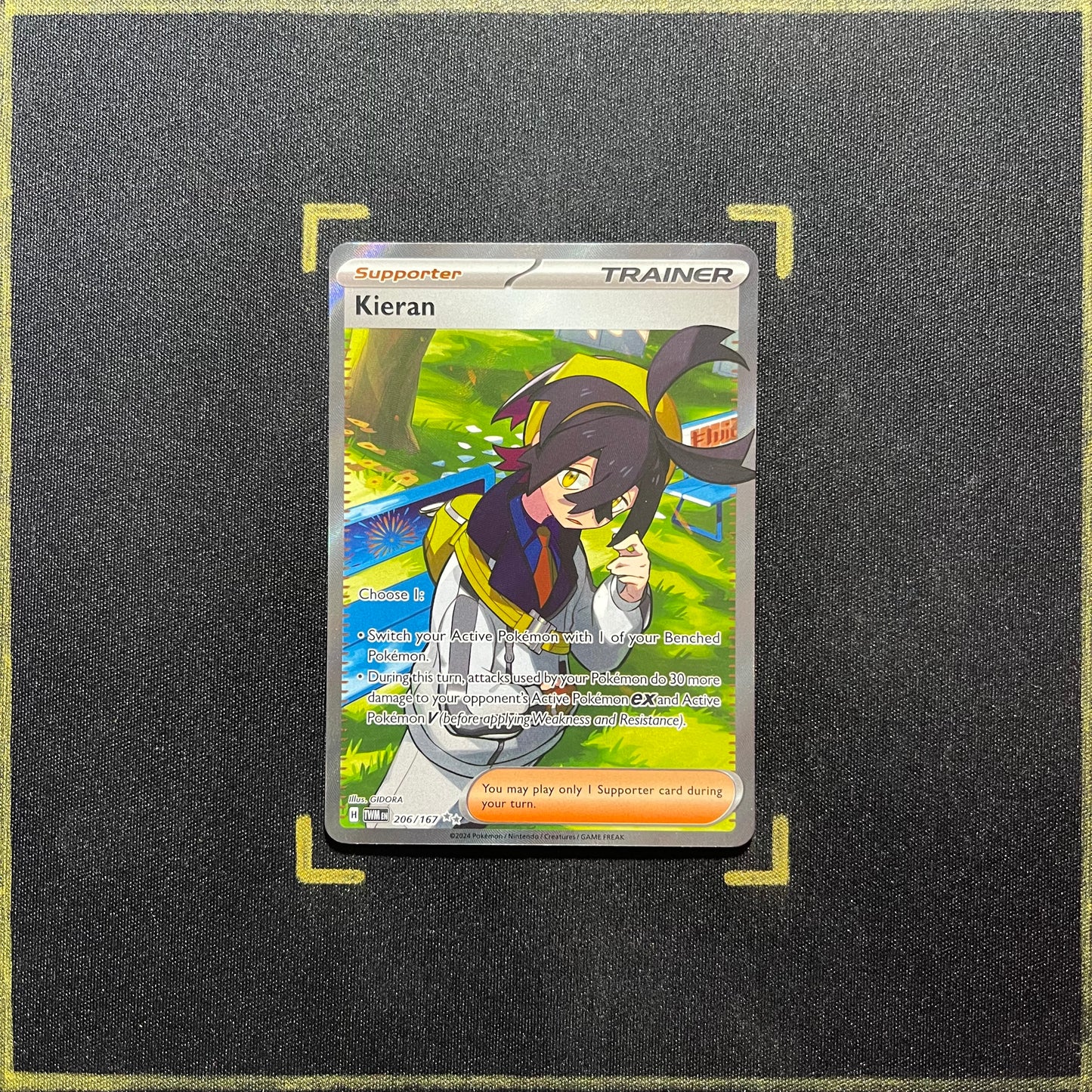 Kieran - 206/167 - SV06: Twilight Masquerade (TWM) – Gold Nugget Cards