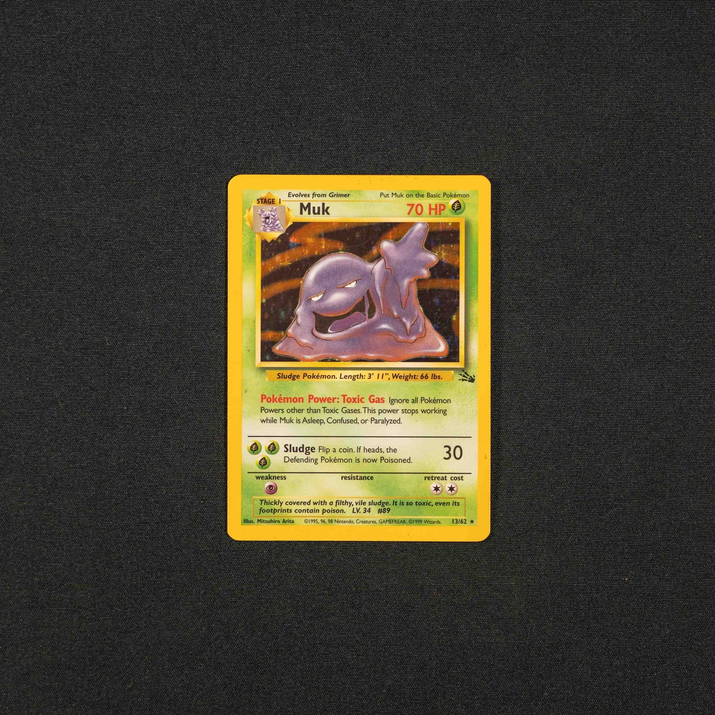Muk (13) - Fossil (FO) – Gold Nugget Cards