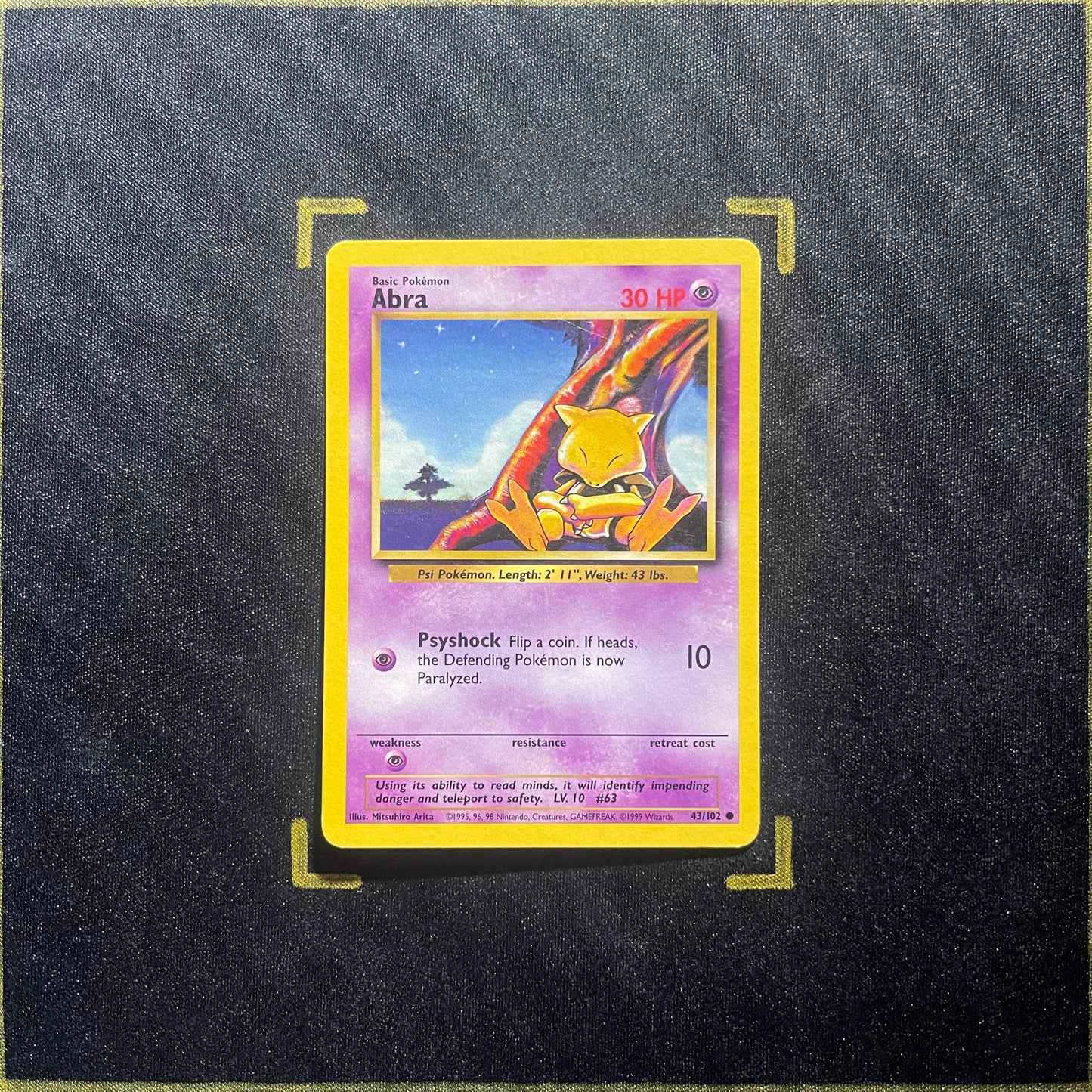 Abra - Base Set (BS) – Gold Nugget Cards