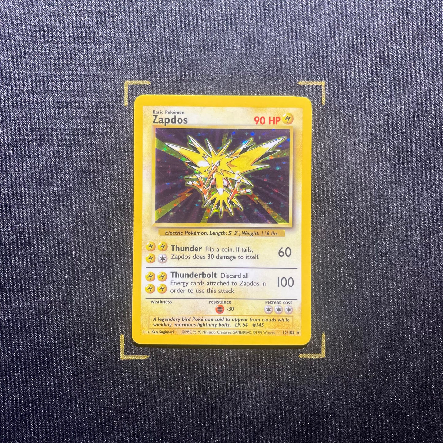 Zapdos - Base Set (BS) – Gold Nugget