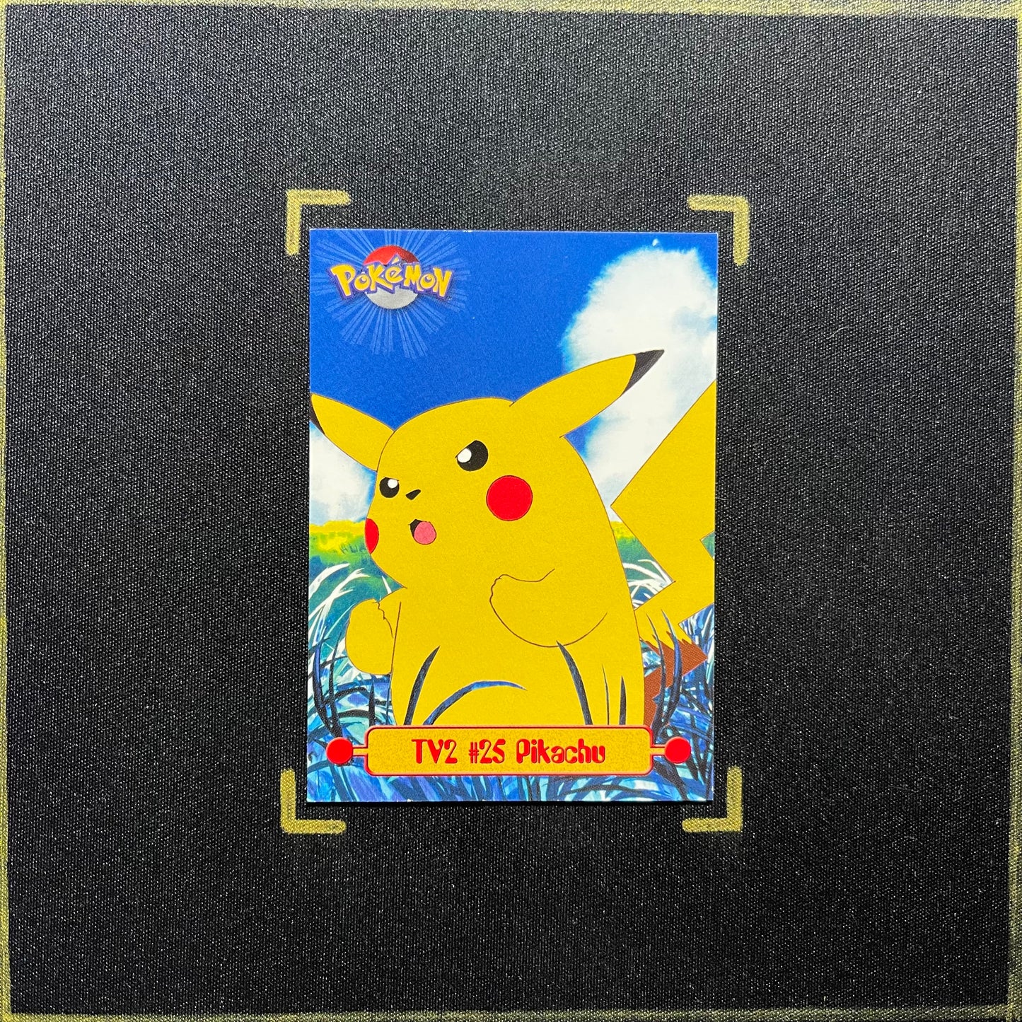 Pikachu TV2 - 1999 Topps Movie TV – Gold Nugget Cards