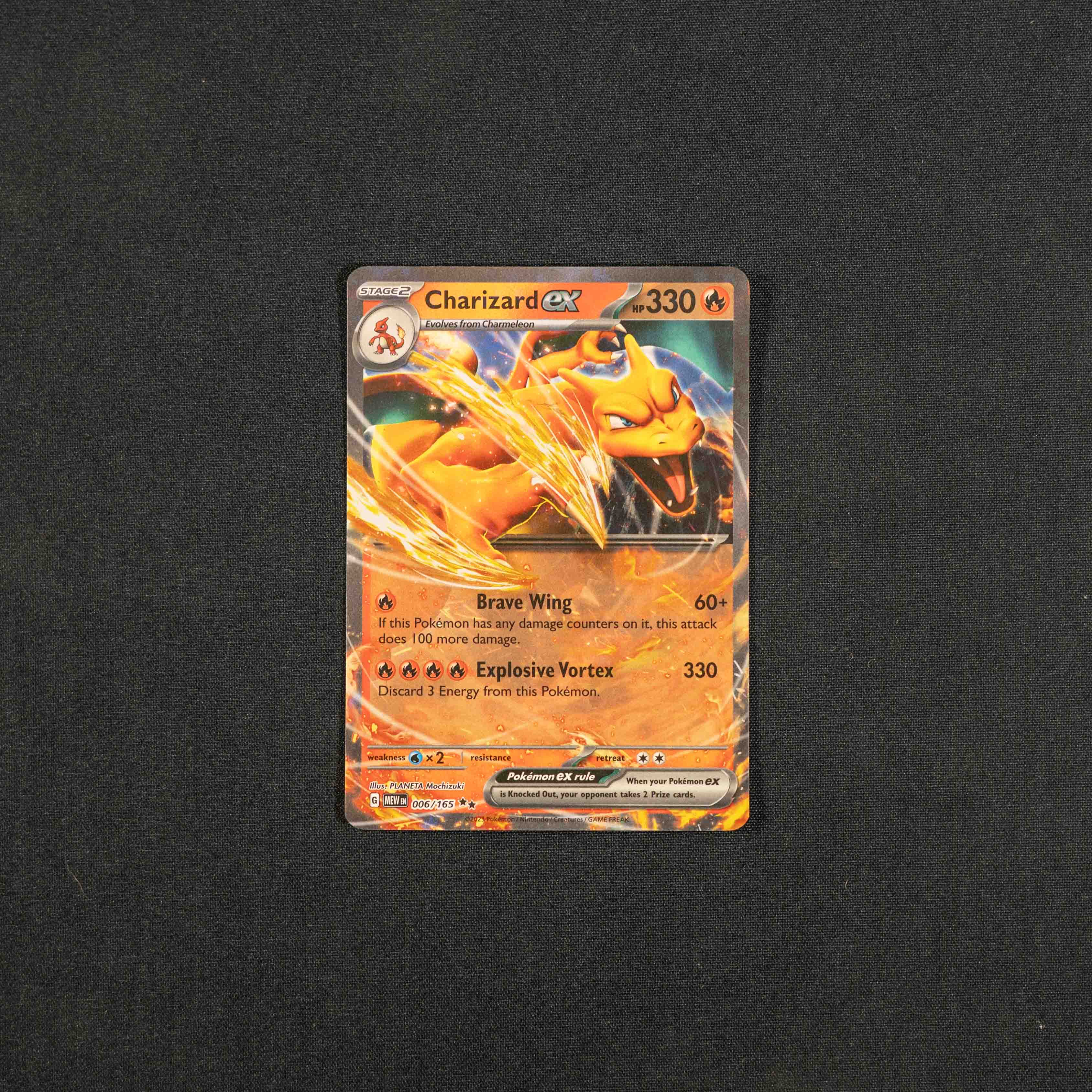 Charizard ex - 006/165 - SV: Scarlet & Violet 151 (MEW) – Gold Nugget Cards