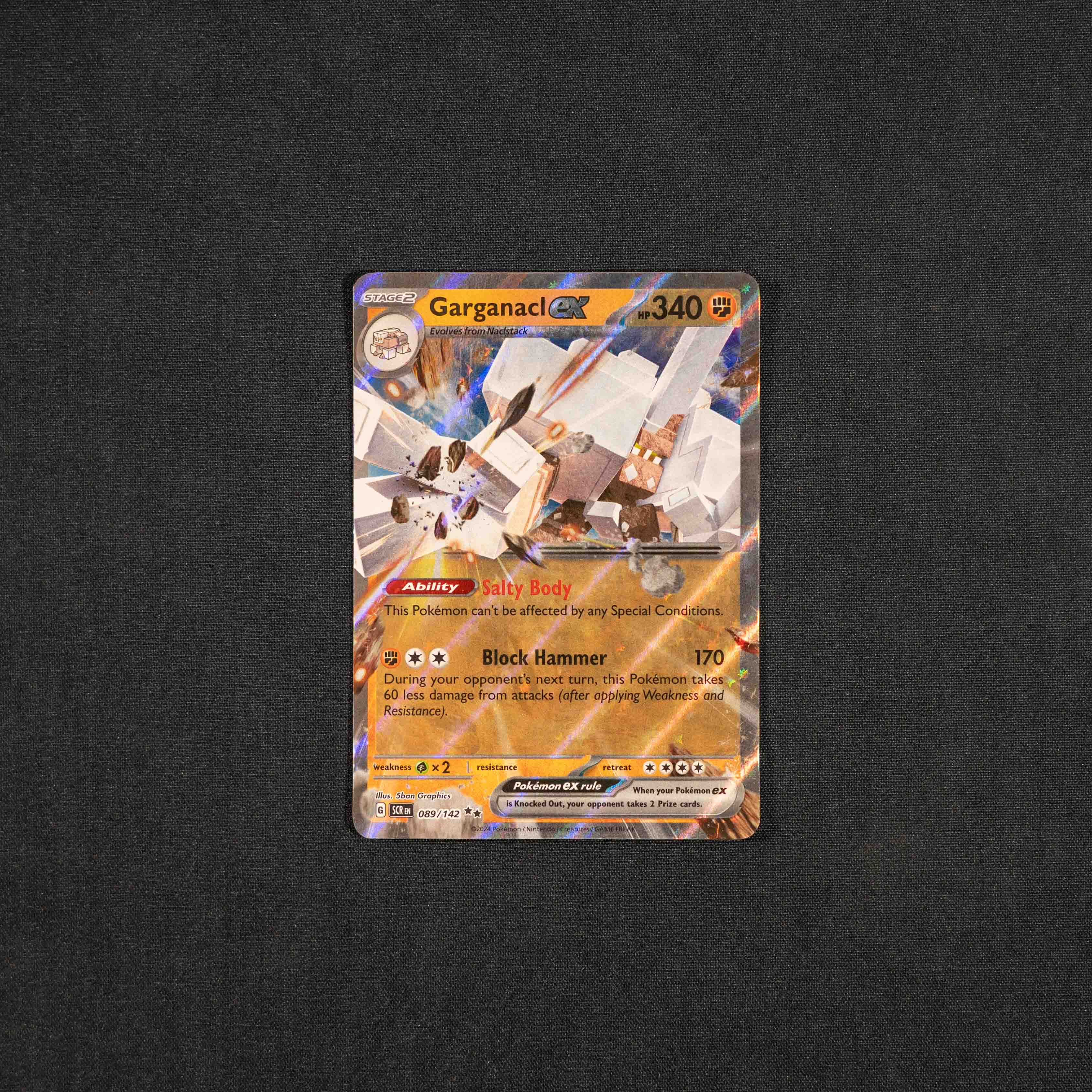 Garganacl ex - SV07: Stellar Crown (SCR) – Gold Nugget Cards